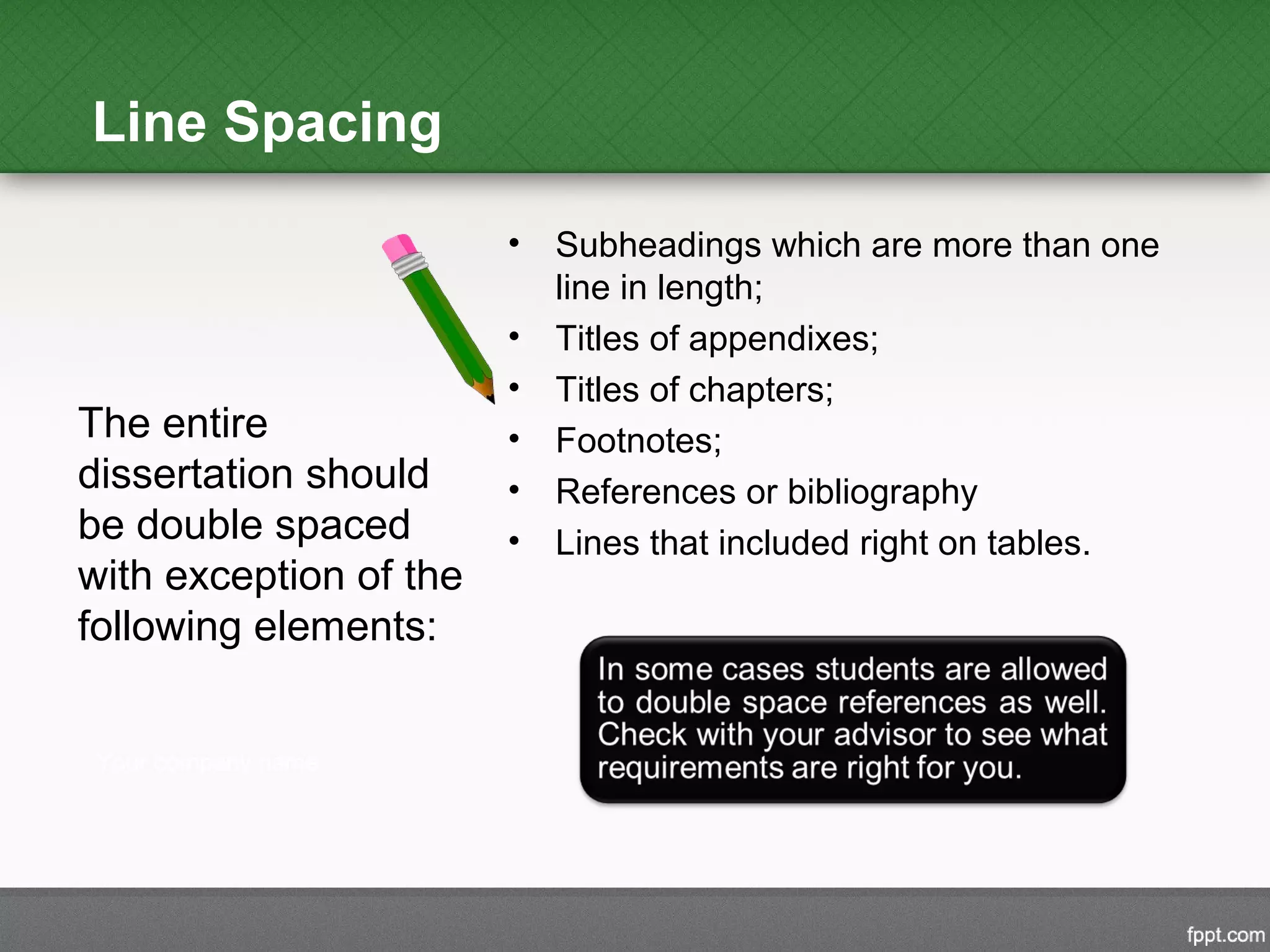 Apa formatting guidelines for dissertation | PPT