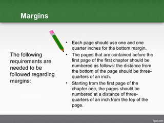 Apa formatting guidelines for dissertation | PPT