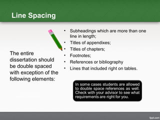 Apa formatting guidelines for dissertation | PPT