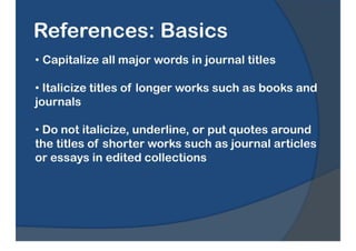 APA Formatting & Reference Style Guide | PPT