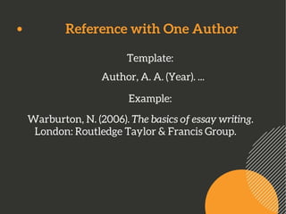 APA Formatting Style | PPT