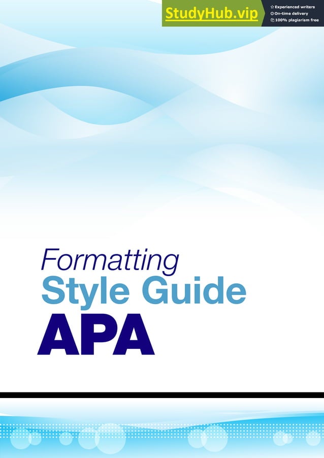 APA Formatting Style Guide | PDF