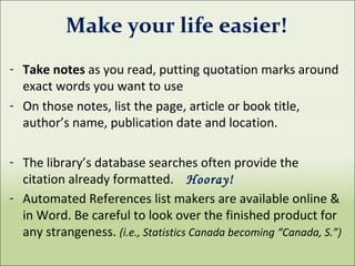 APA Guidelines & Formatting | PPT