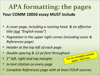 APA Guidelines & Formatting | PPT