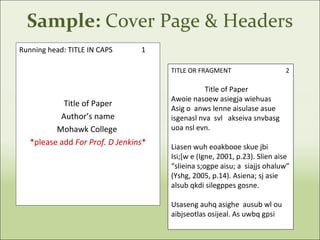 APA Guidelines & Formatting | PPT