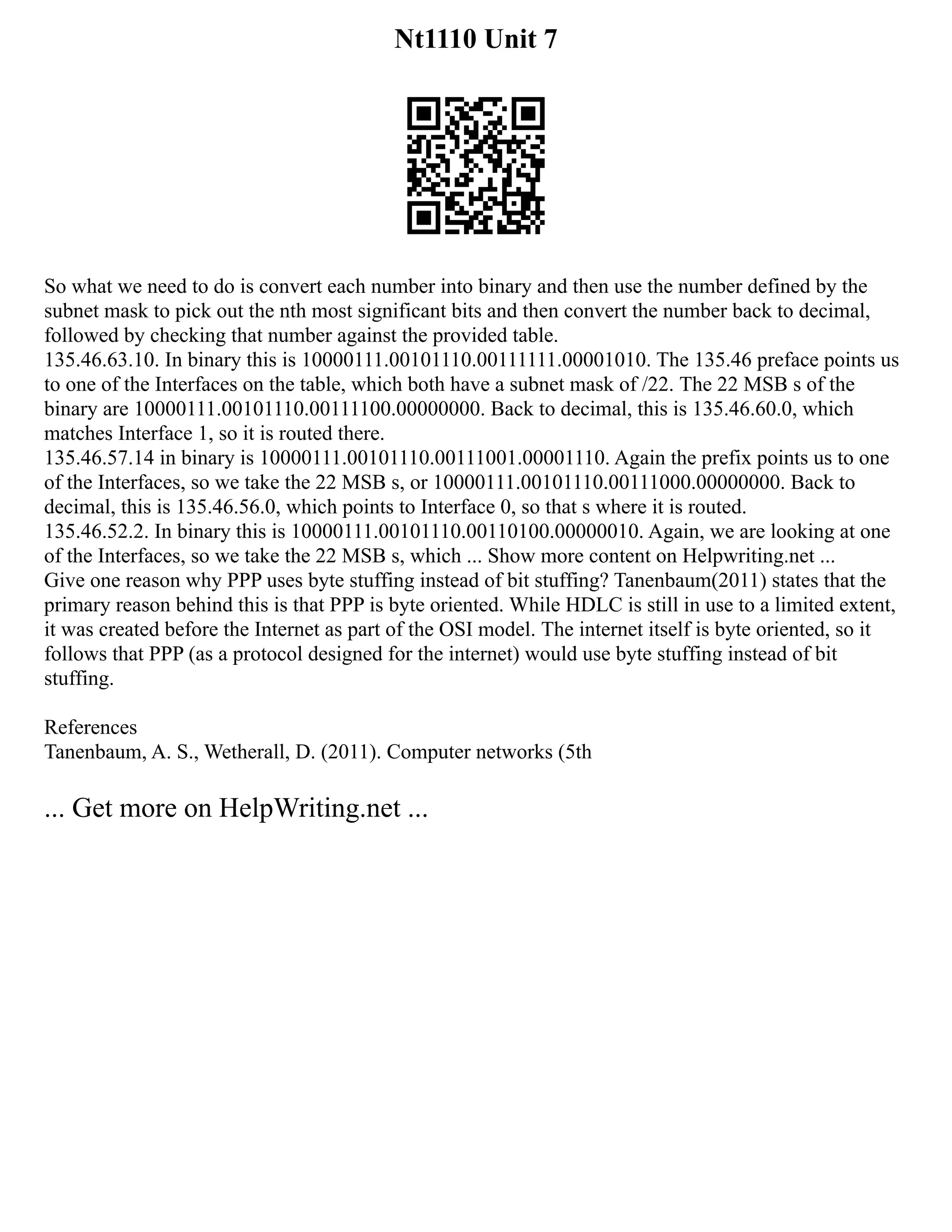 Apa Interview Paper Examples | PDF