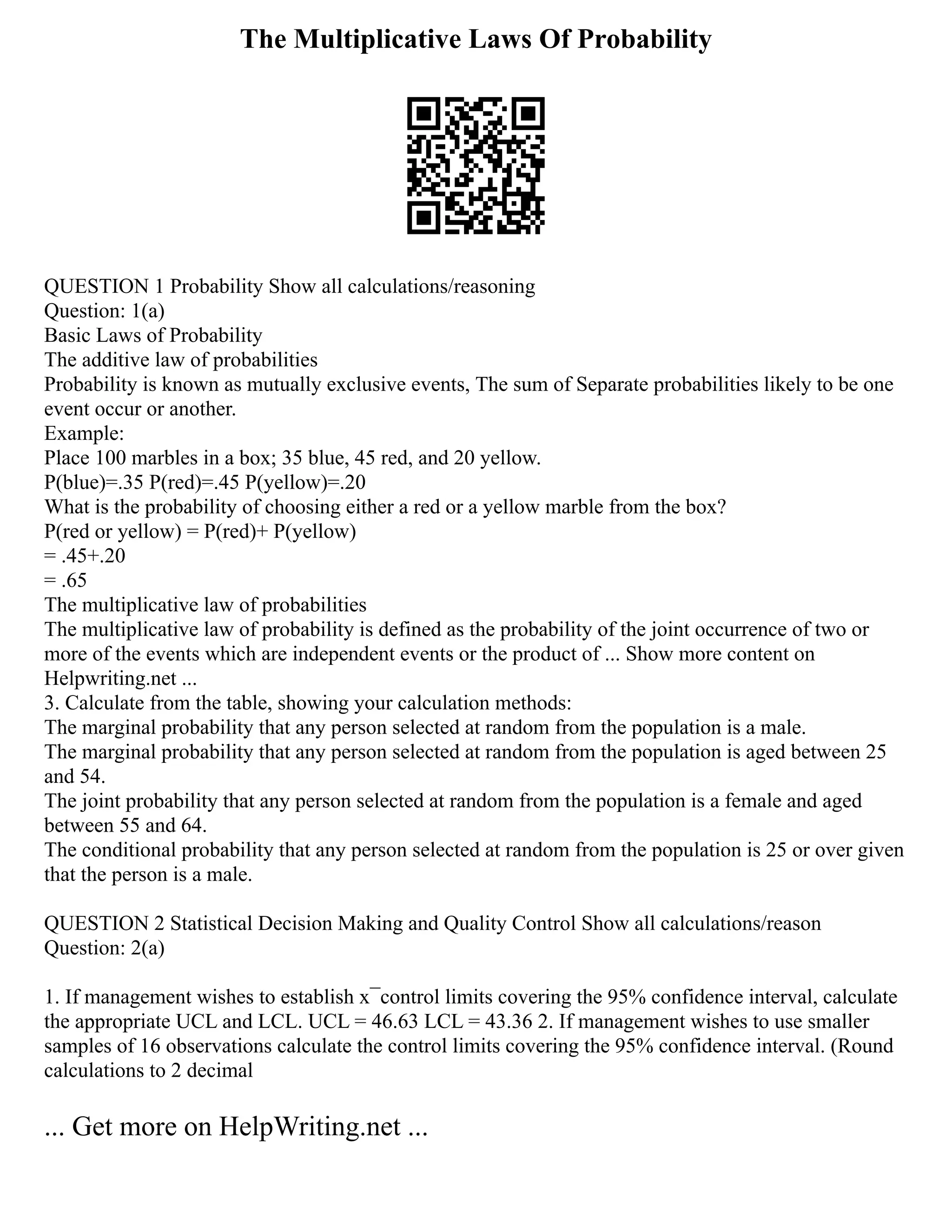 Apa Interview Paper Examples | PDF