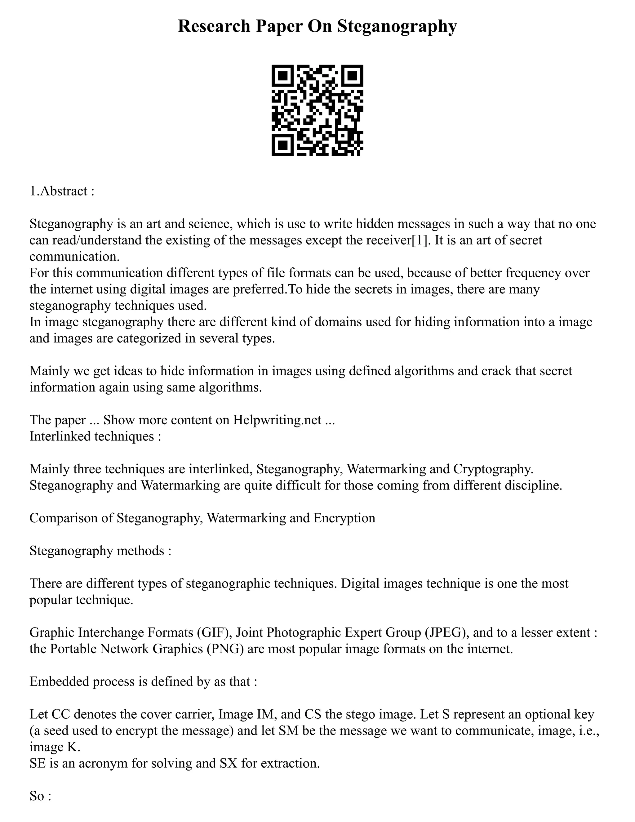 Apa Interview Paper Examples | PDF