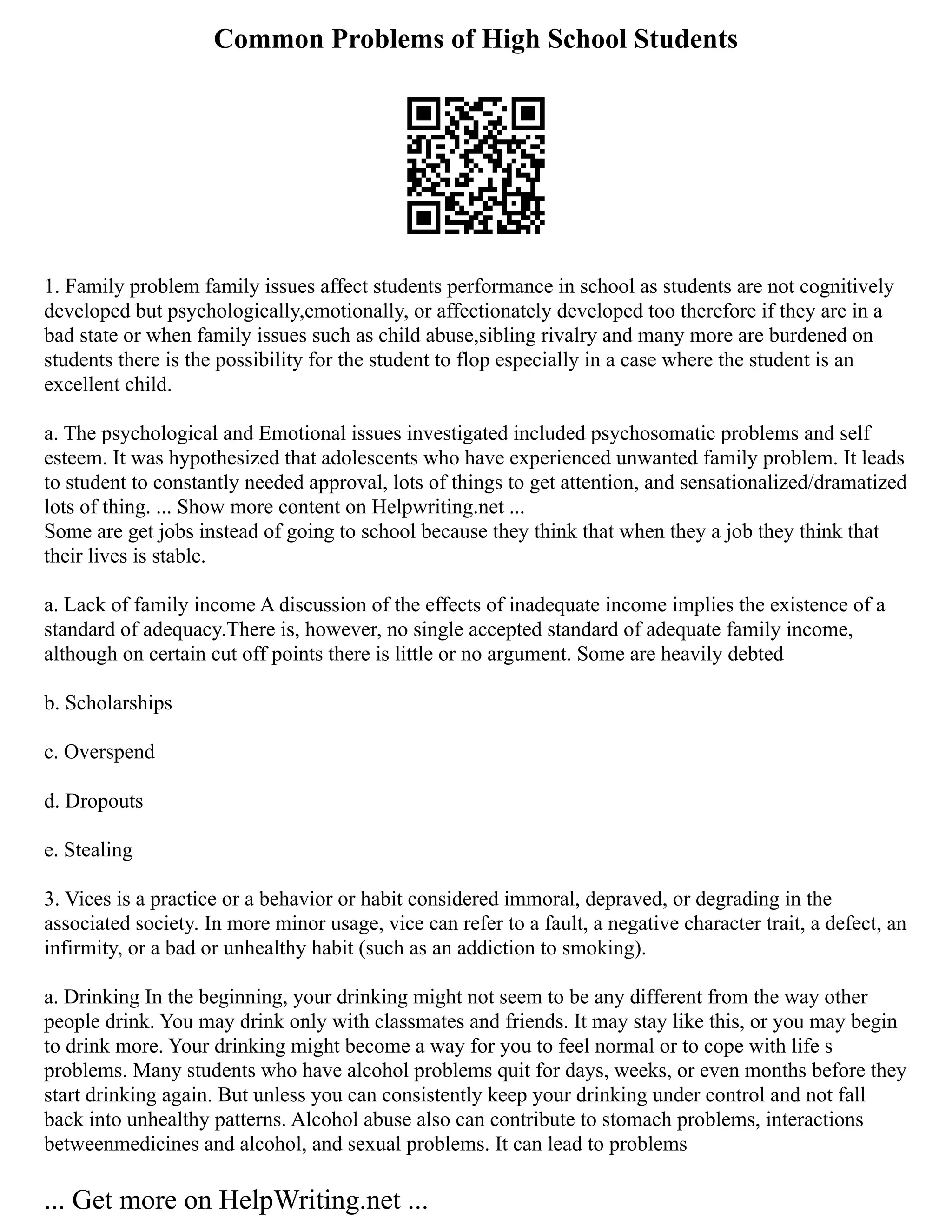 Apa Interview Paper Examples | PDF