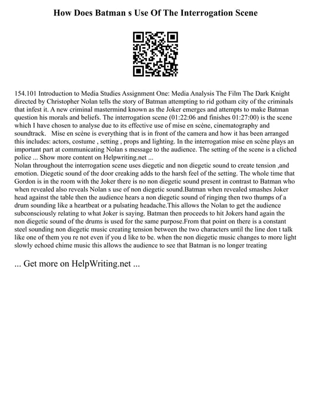 Apa Interview Paper Examples | PDF