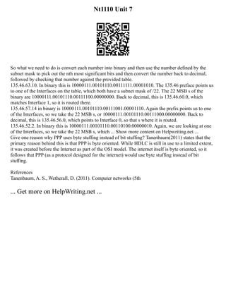 Apa Interview Paper Examples | PDF