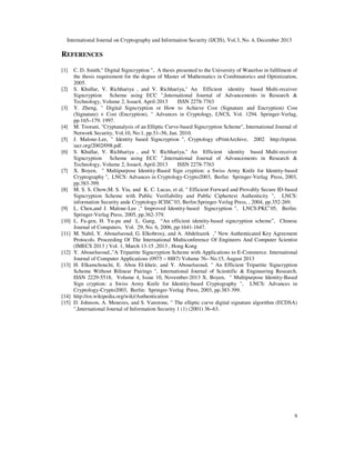 A PAIRING-FREE IDENTITY BASED TRIPARTITE SIGNCRYPTION SCHEME | PDF | Information and Network ...