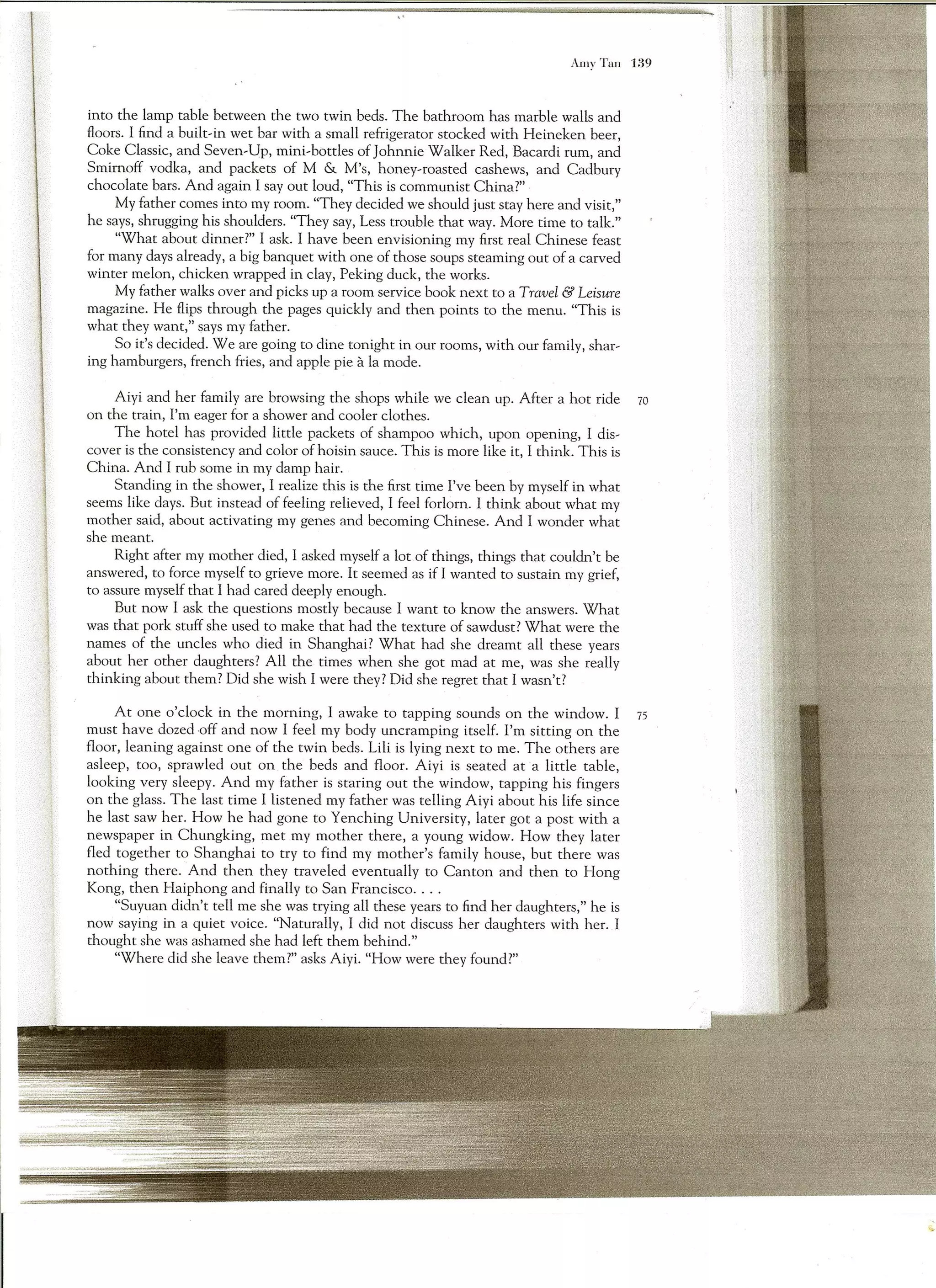 A pair of tickets by amy tan | PDF