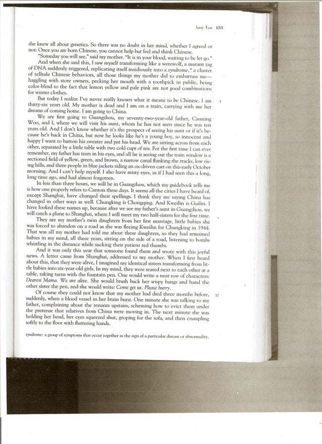 A pair of tickets by amy tan | PDF