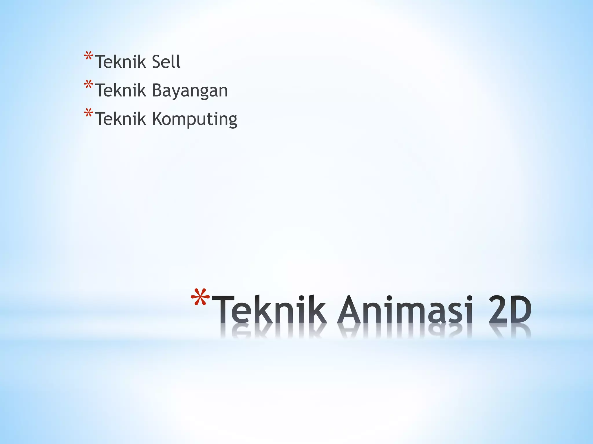 Apa itu animasi | PPT