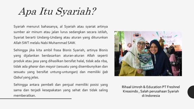 Apa itu bisnis syariah | PPTX