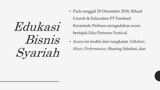 Apa itu bisnis syariah | PPTX