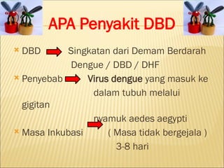 Mengenal apa itu Demam Berdarah dilingkangan sekitar kita | PPT