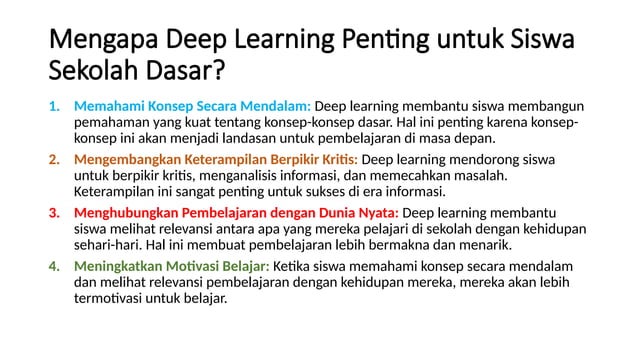 Pemahaman sederhana tentang deep learning | PPTX