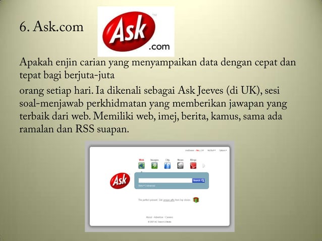 Apa itu enjin carian | PPT