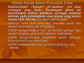 Apa itu etika. | PPT