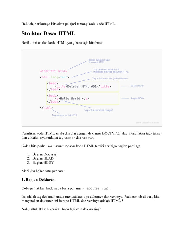 Apa itu html | PDF
