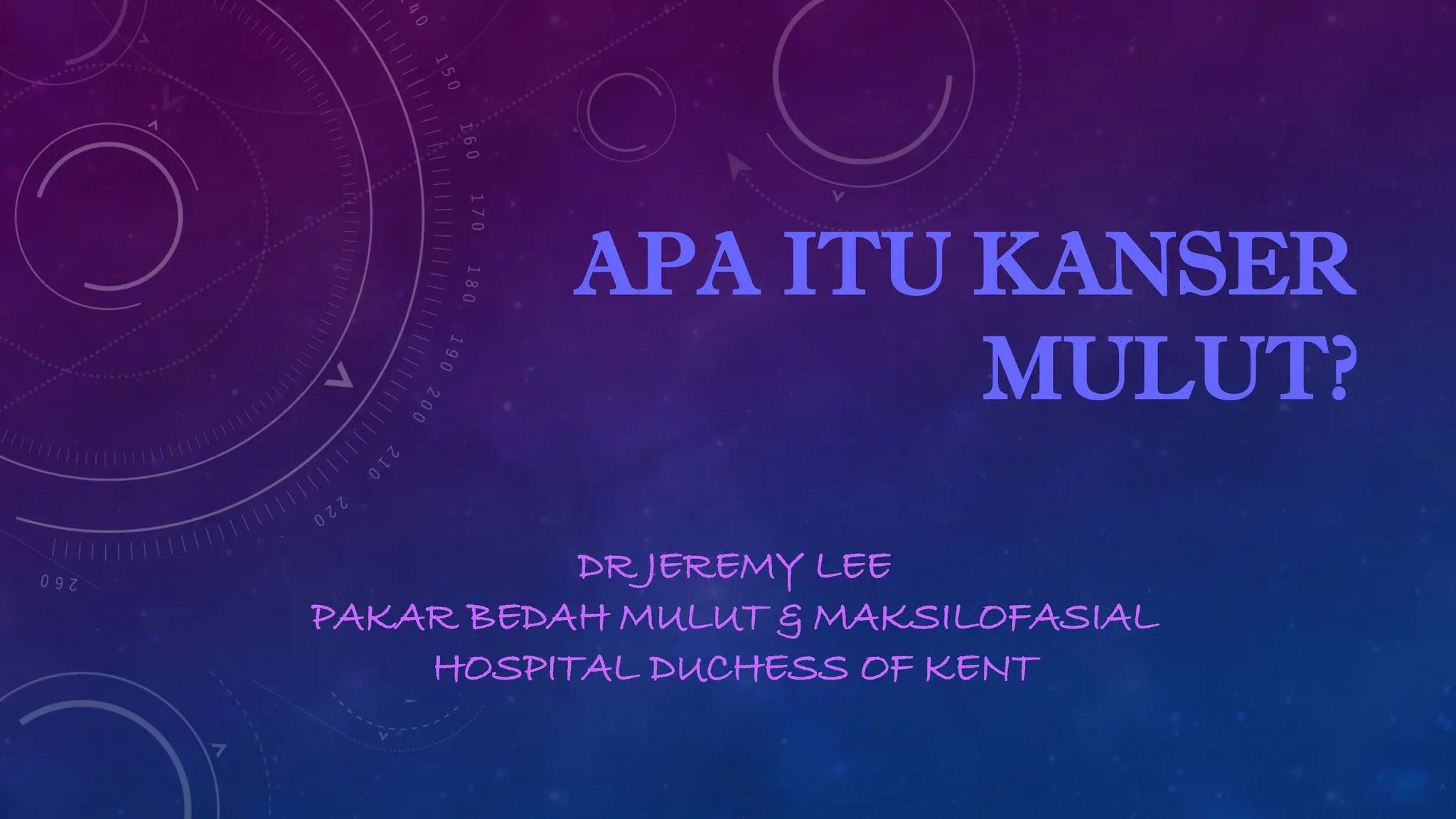 Apa itu kanser mulut? What is oral cancer | PPTX