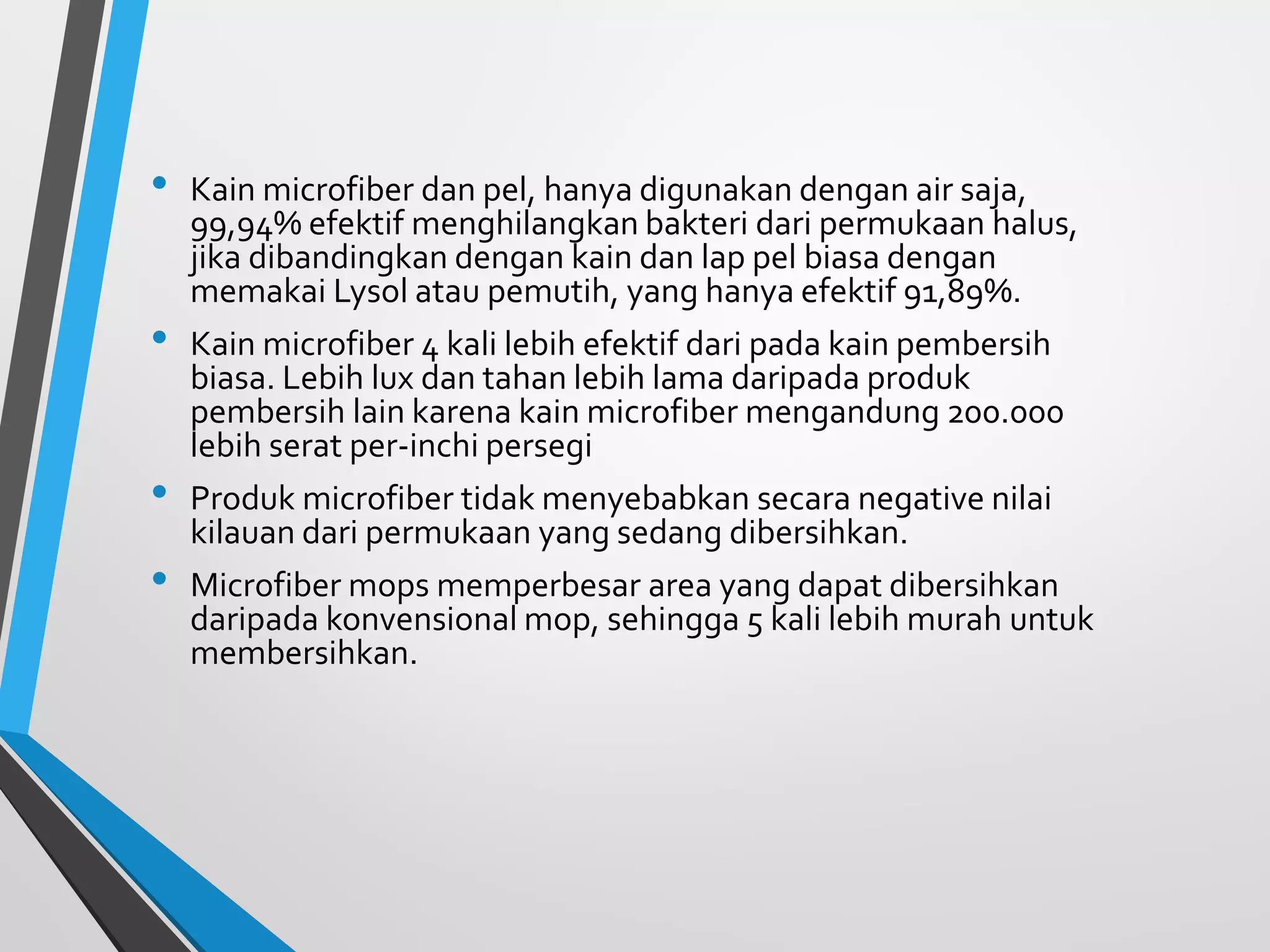Apa itu microfiber | PPT | Free Download