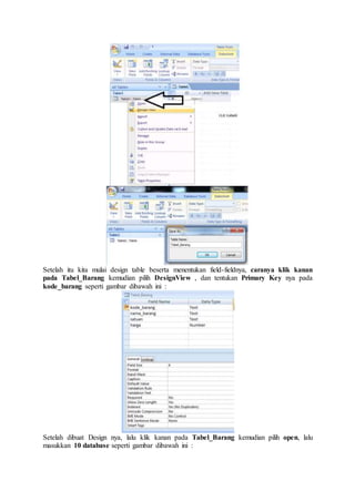 Apa itu microsoft access | PDF