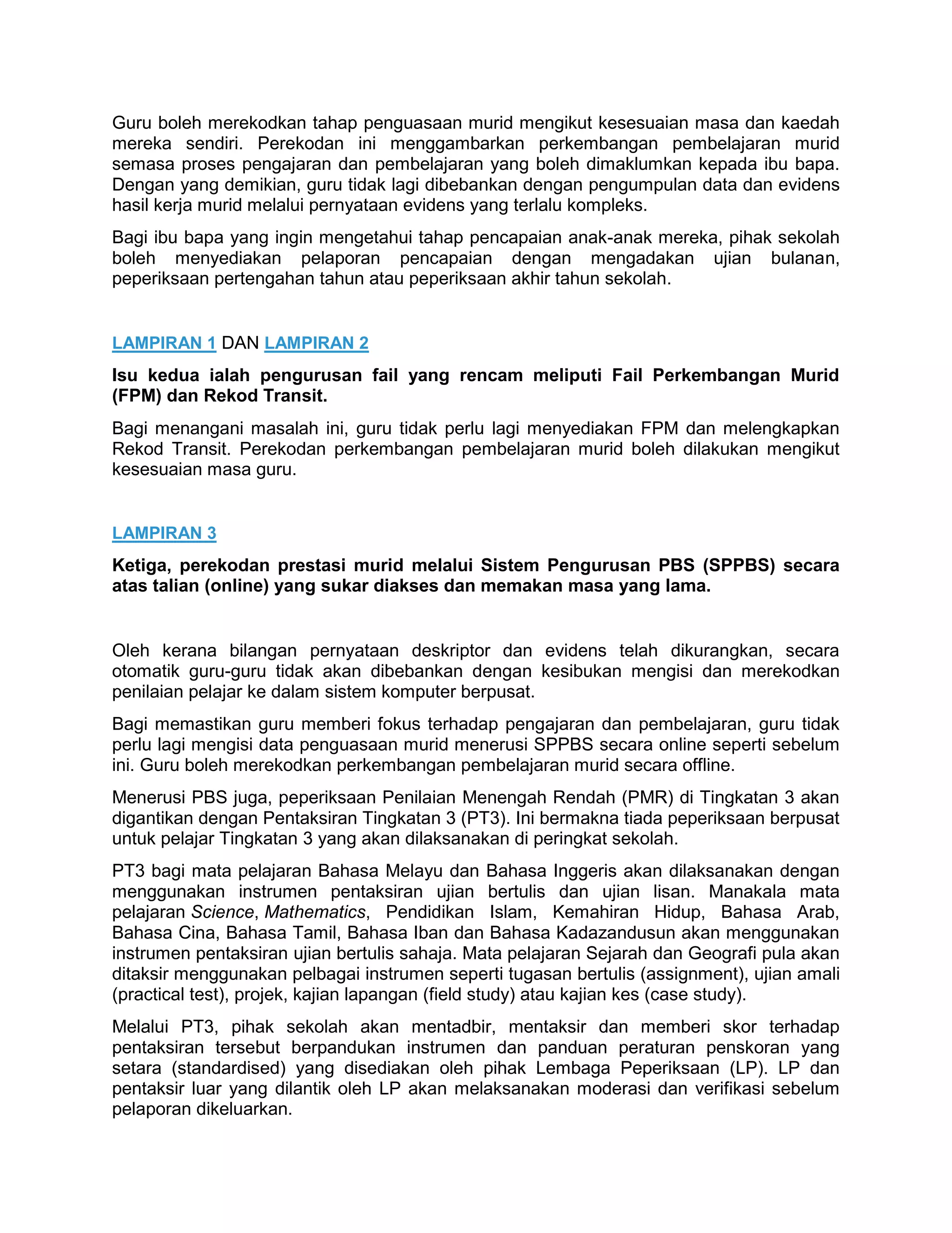 Apa itu pentaksiran berasaskan sekolah sejarah | DOC