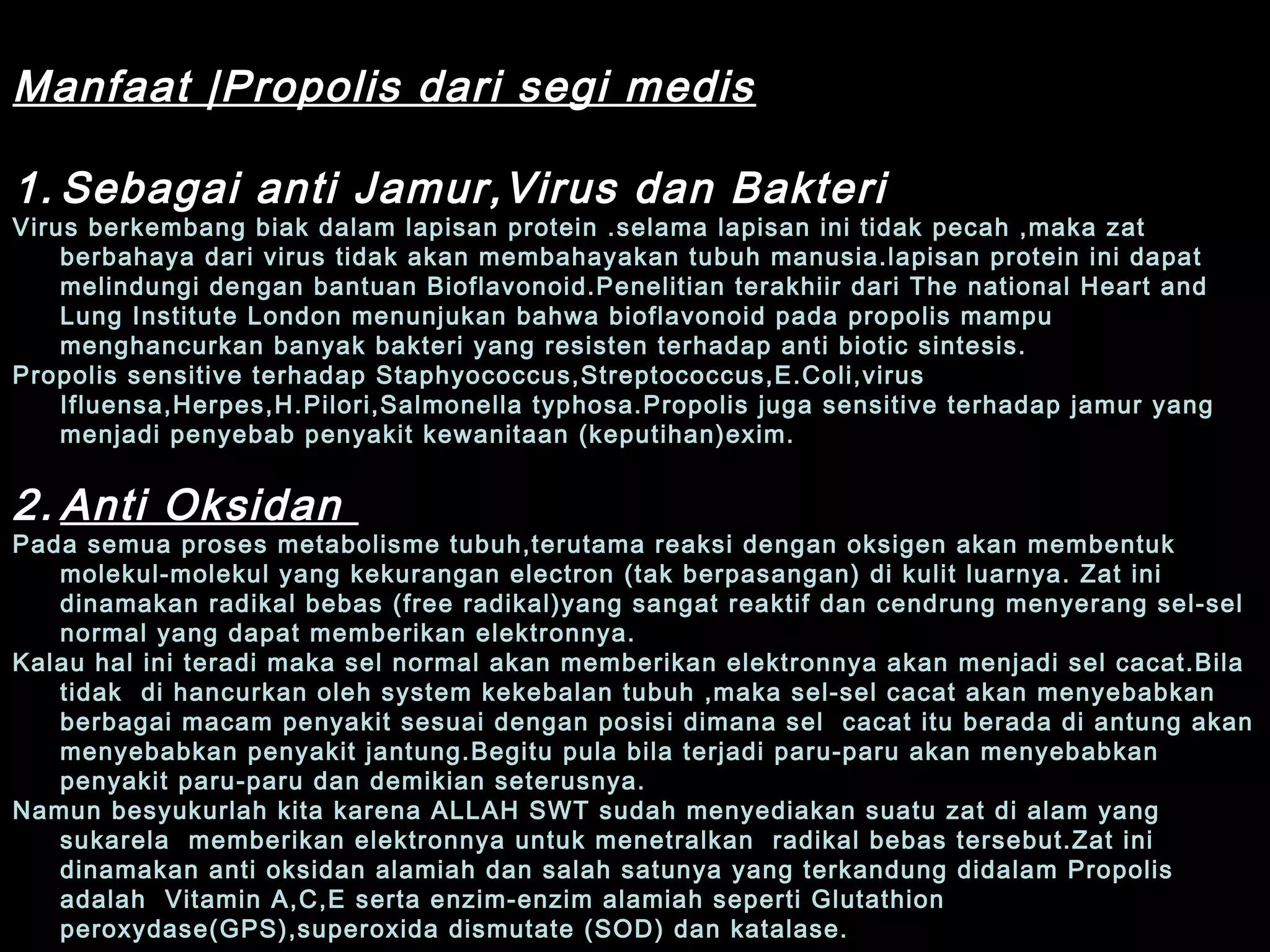 Apa itu propolis | PPT