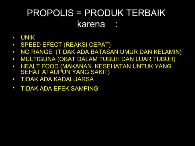 Apa itu propolis | PPT