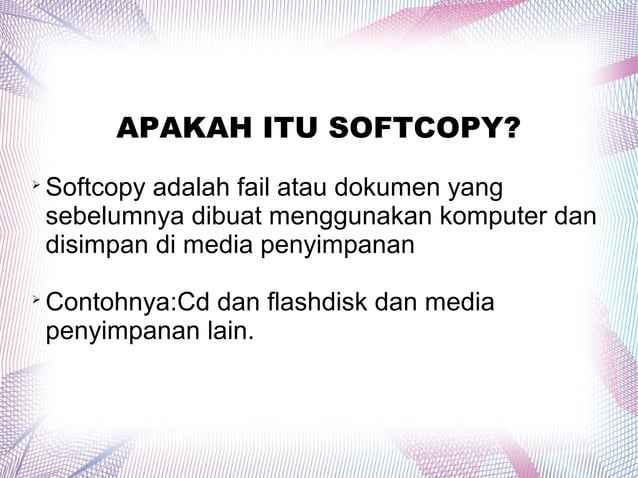 Apa itu soft copy | PPT | Free Download