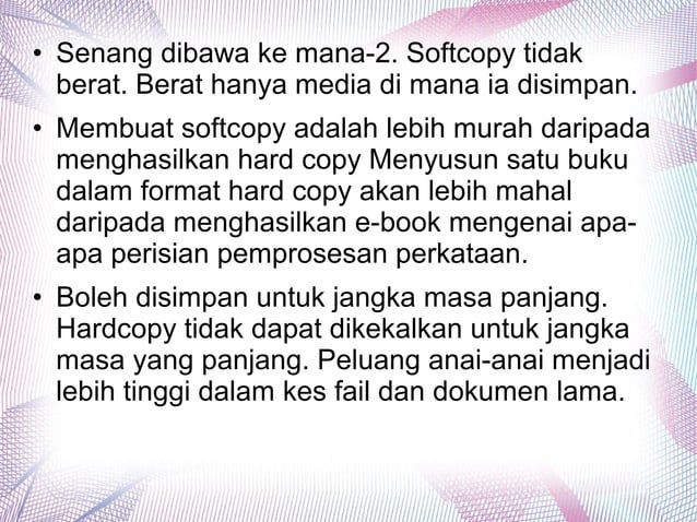 Apa itu soft copy | PPT