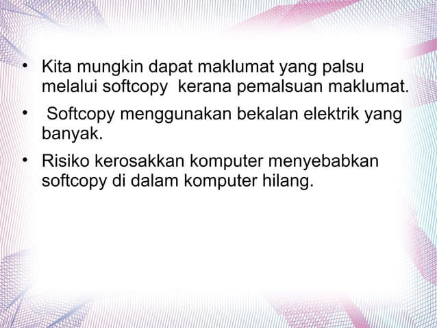 Apa itu soft copy | PPT