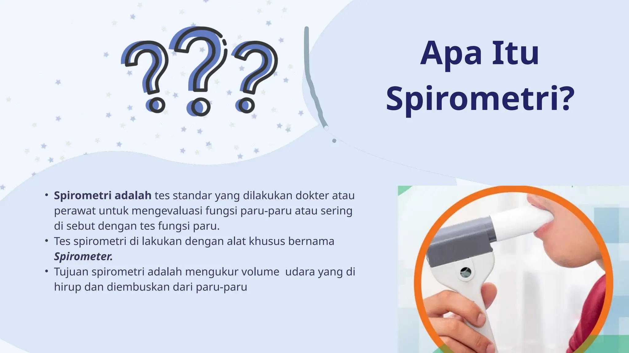 Mengenal apa itu Pemeriksaan Spirometri dan Prosedur Pelaksanaannya | PPTX