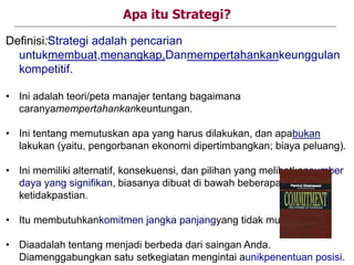Apa Itu Strategi Dasar penjelasan strategi | PPT