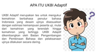 Apa itu ukbi | PPTX