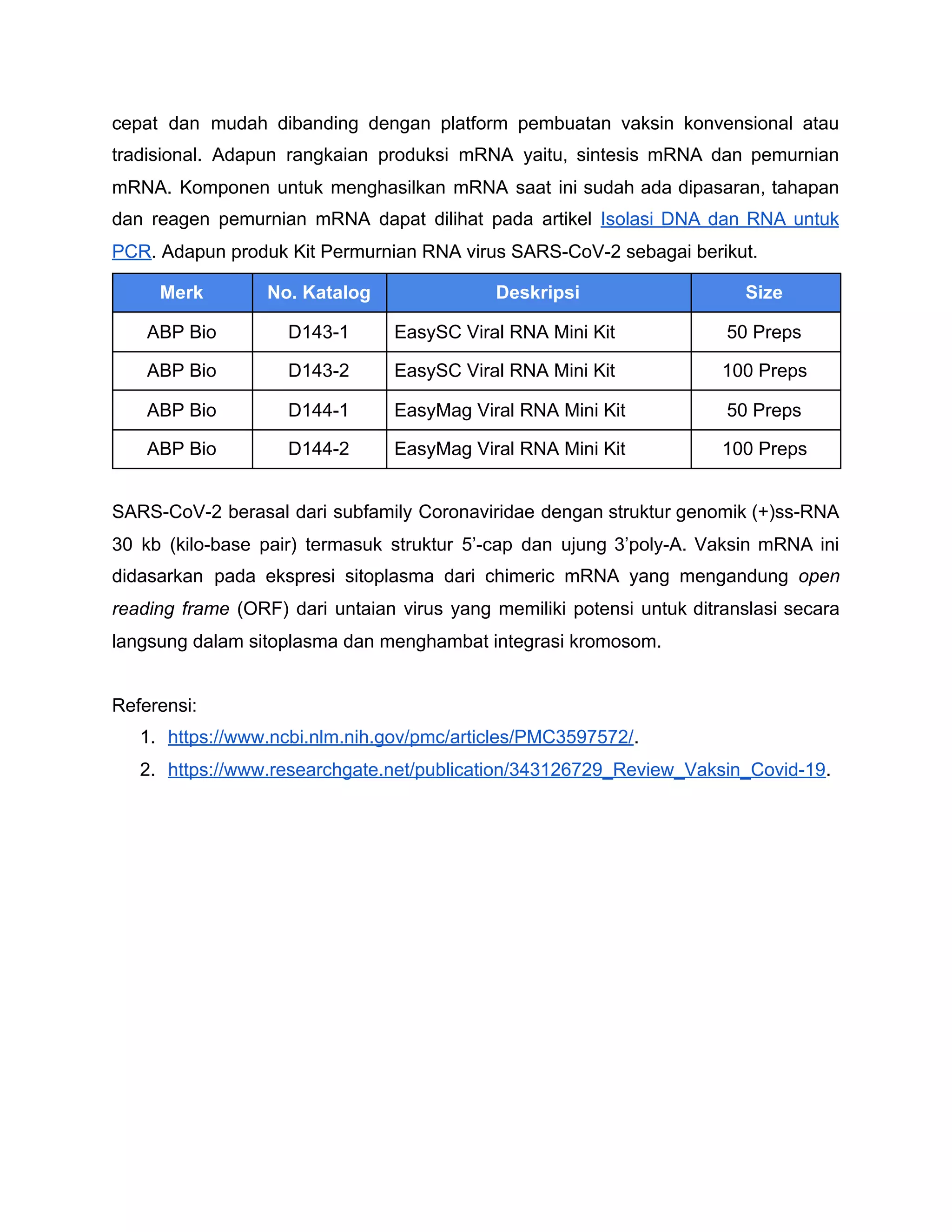 Apa itu vaksin m rna | PDF