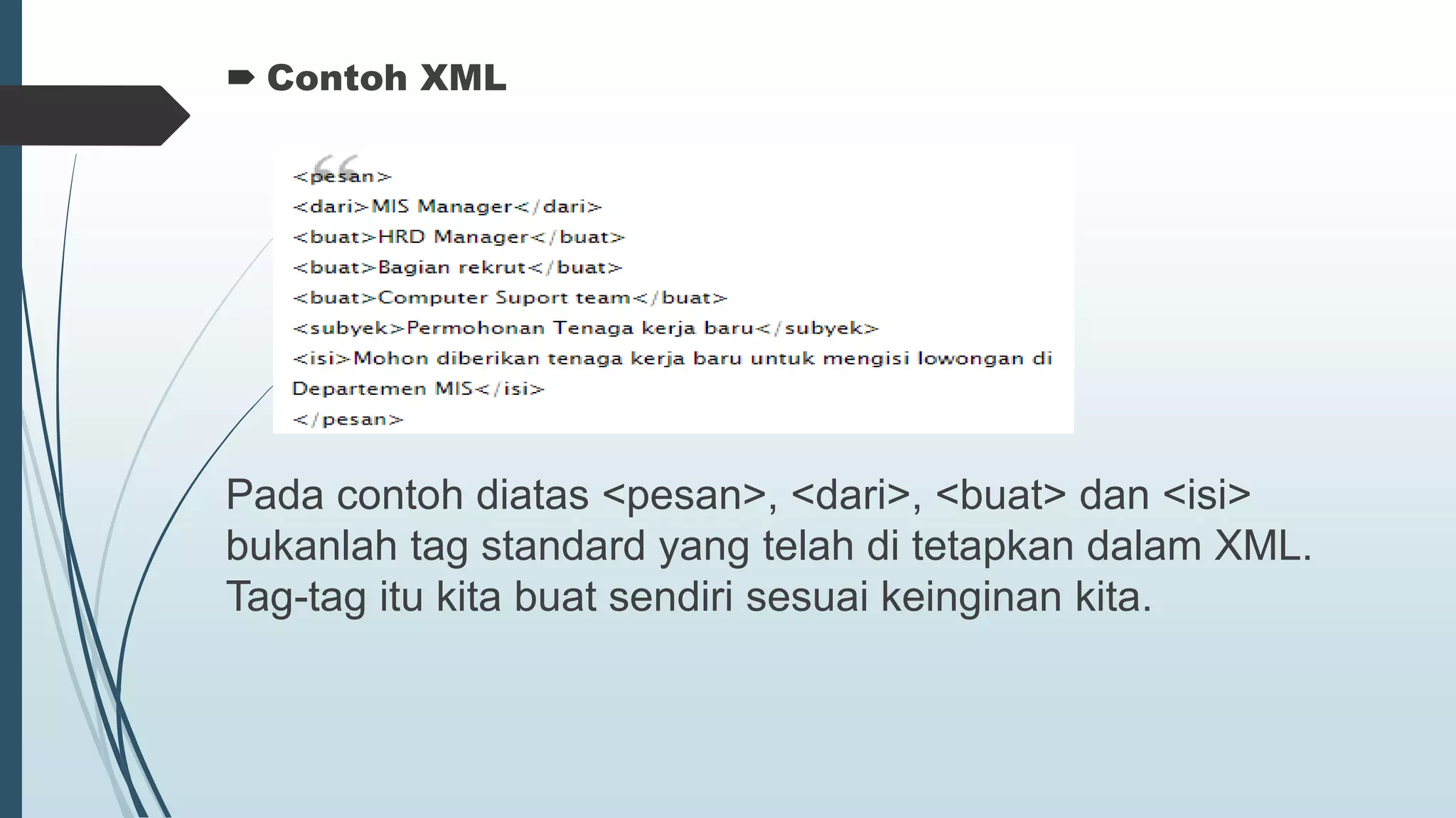 Apa itu XML - JSON - JavaScript - Front end & Back end | PPT Apa itu XML - JSON - JavaScript - Front end & Back end | PPT