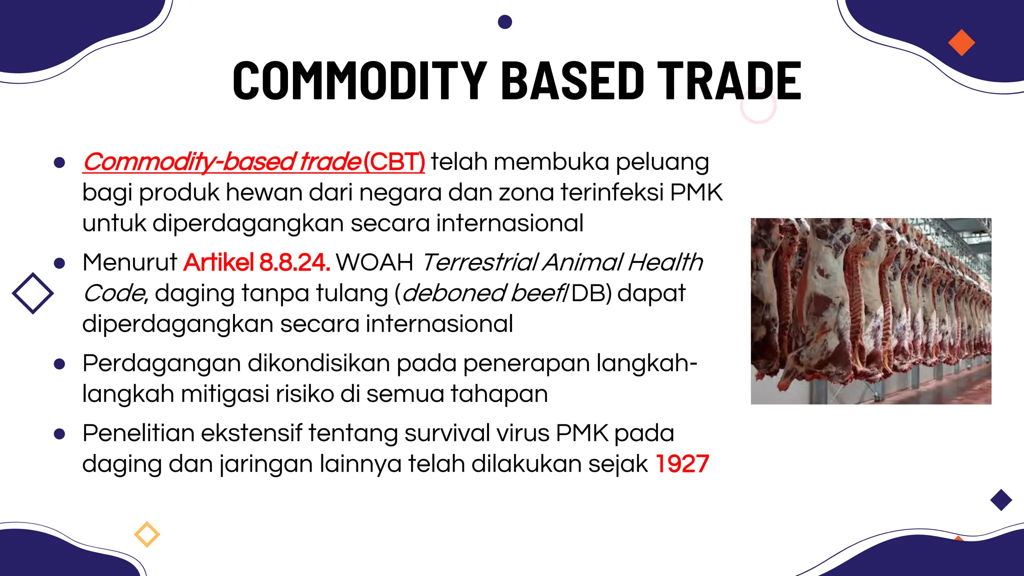 Apakah daging tanpa tulang dan tanpa limfoglandula aman diperdagangkan ...
