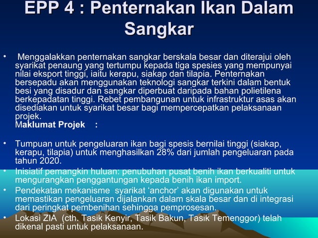 program transformasi ekonomi | PPT