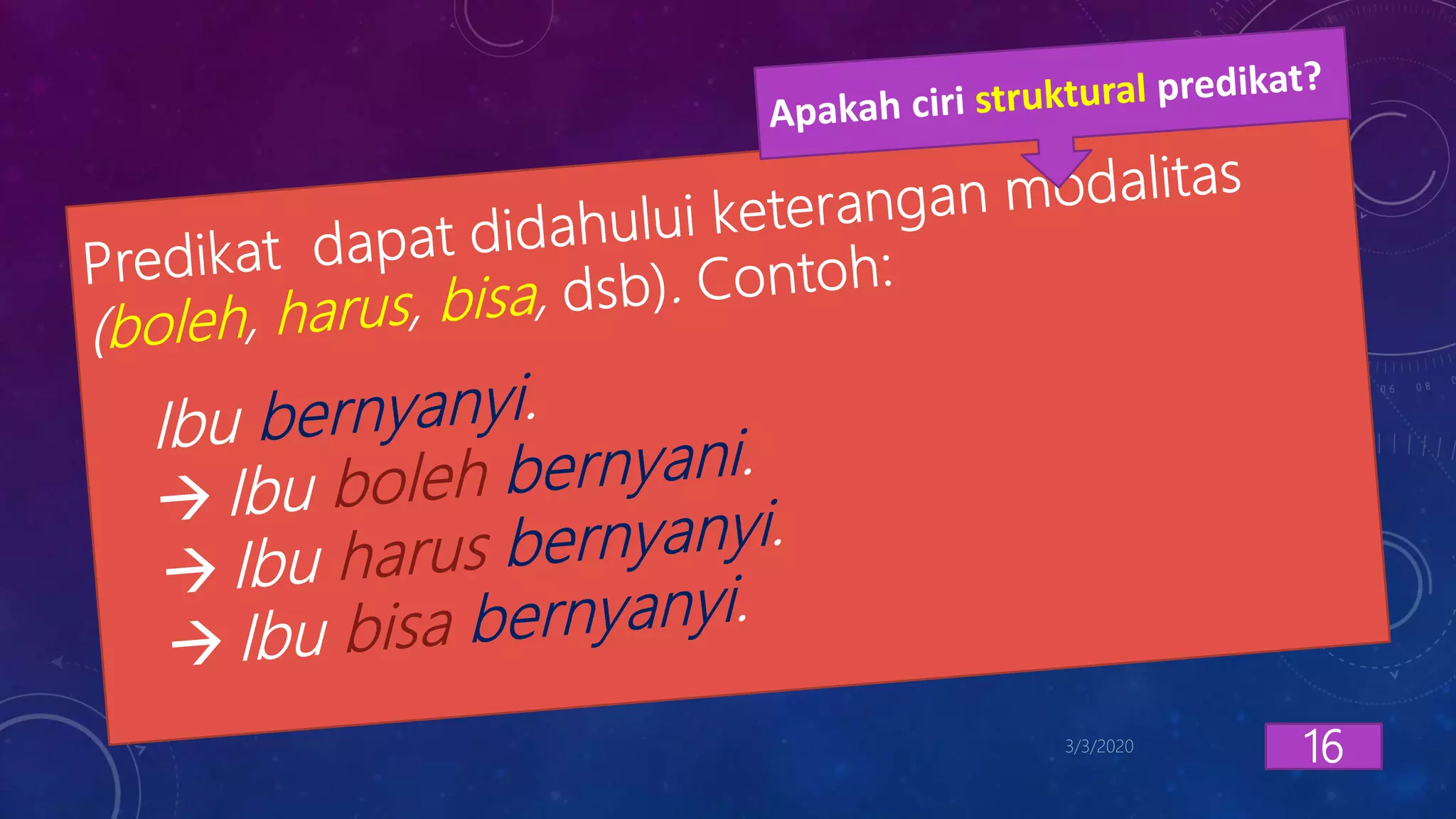 Apakah predikat itu? | PPT
