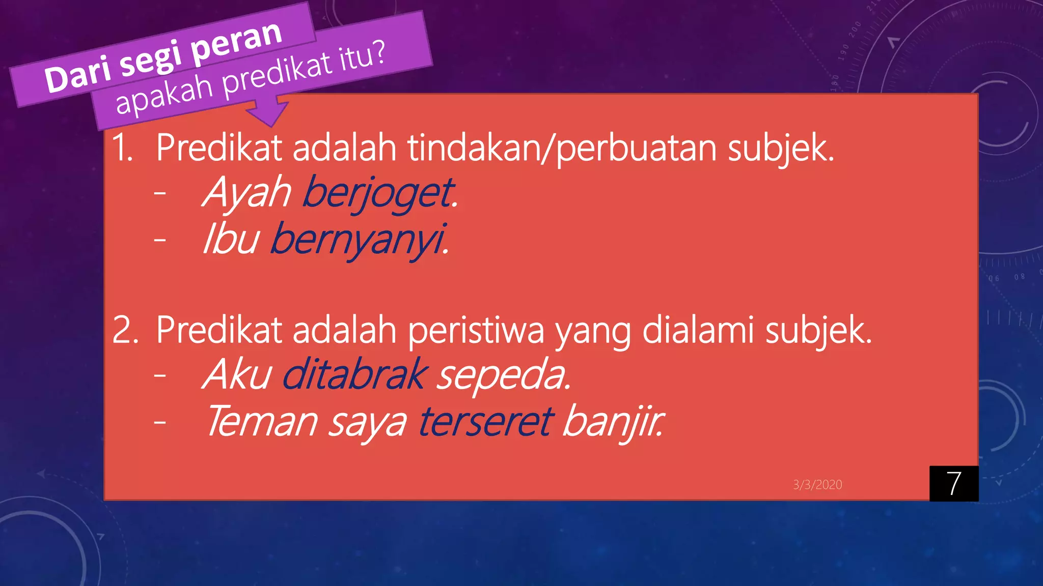 Apakah predikat itu? | PPT