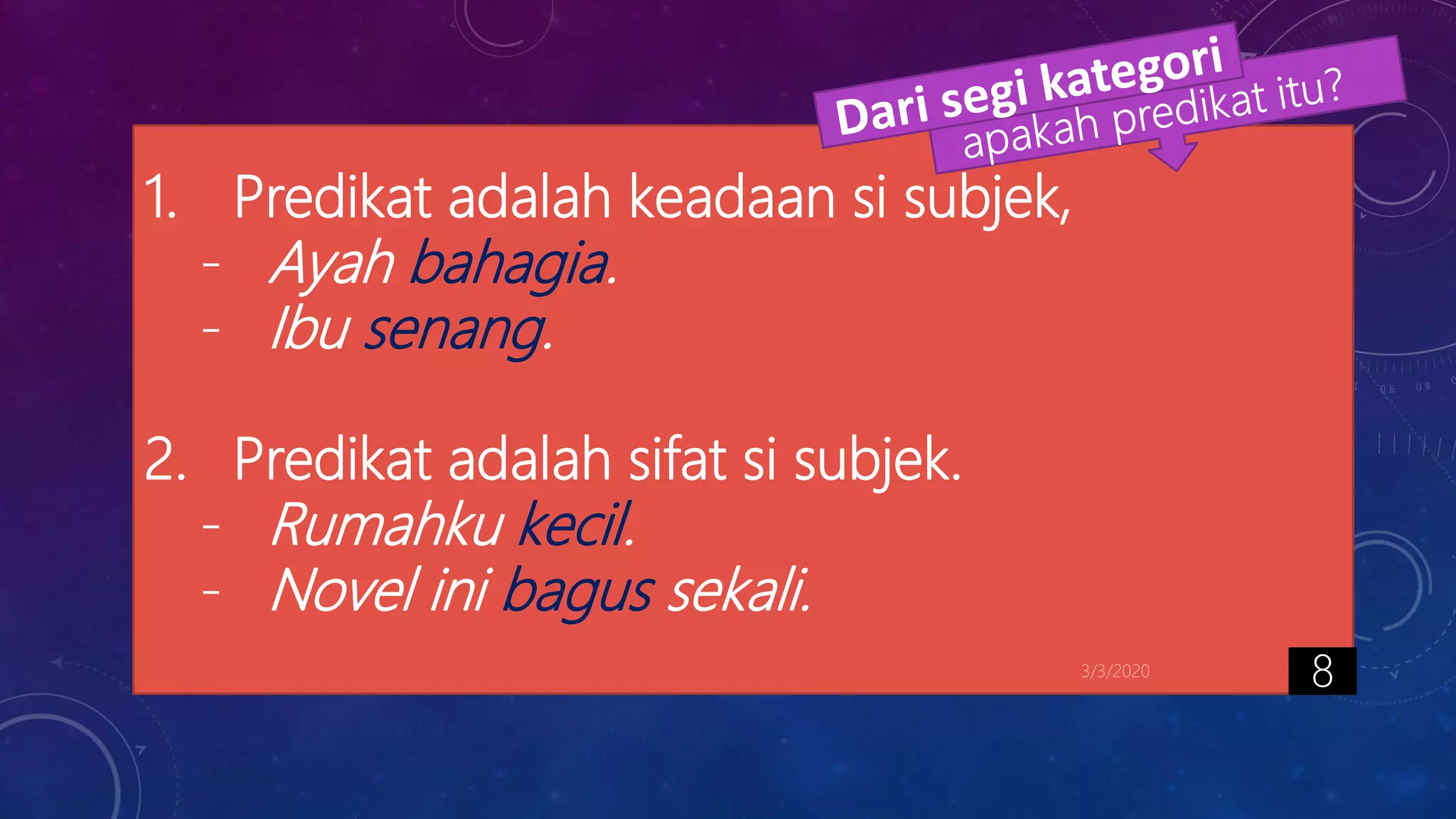 Apakah predikat itu? | PPT