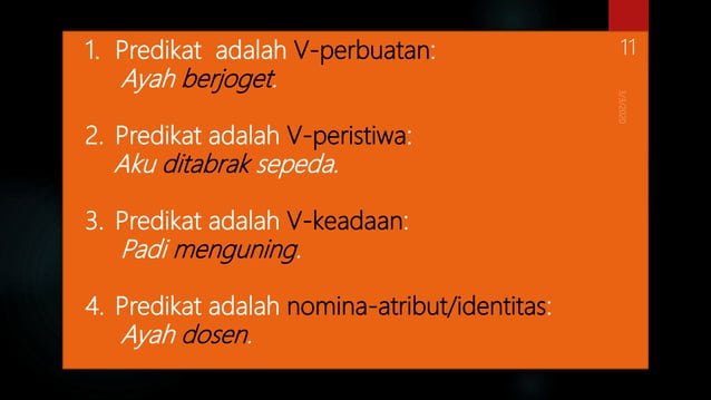 Apakah predikat itu? | PPT