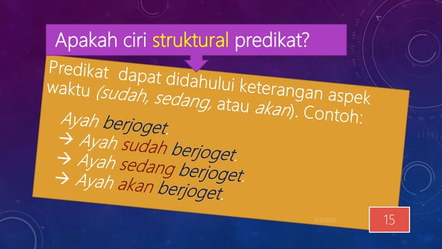 Apakah predikat itu? | PPT