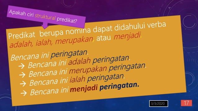 Apakah predikat itu? | PPT