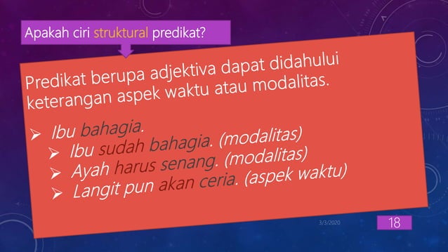 Apakah predikat itu? | PPT