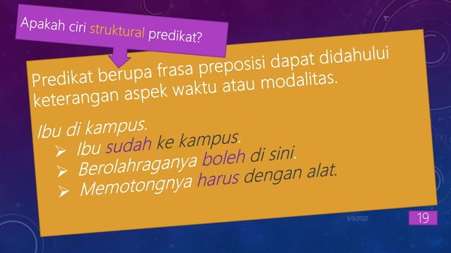 Apakah predikat itu? | PPT